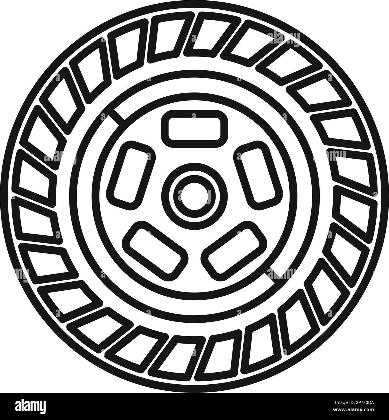 Clutch equipment icon outline Stock Vector Images - Alamy