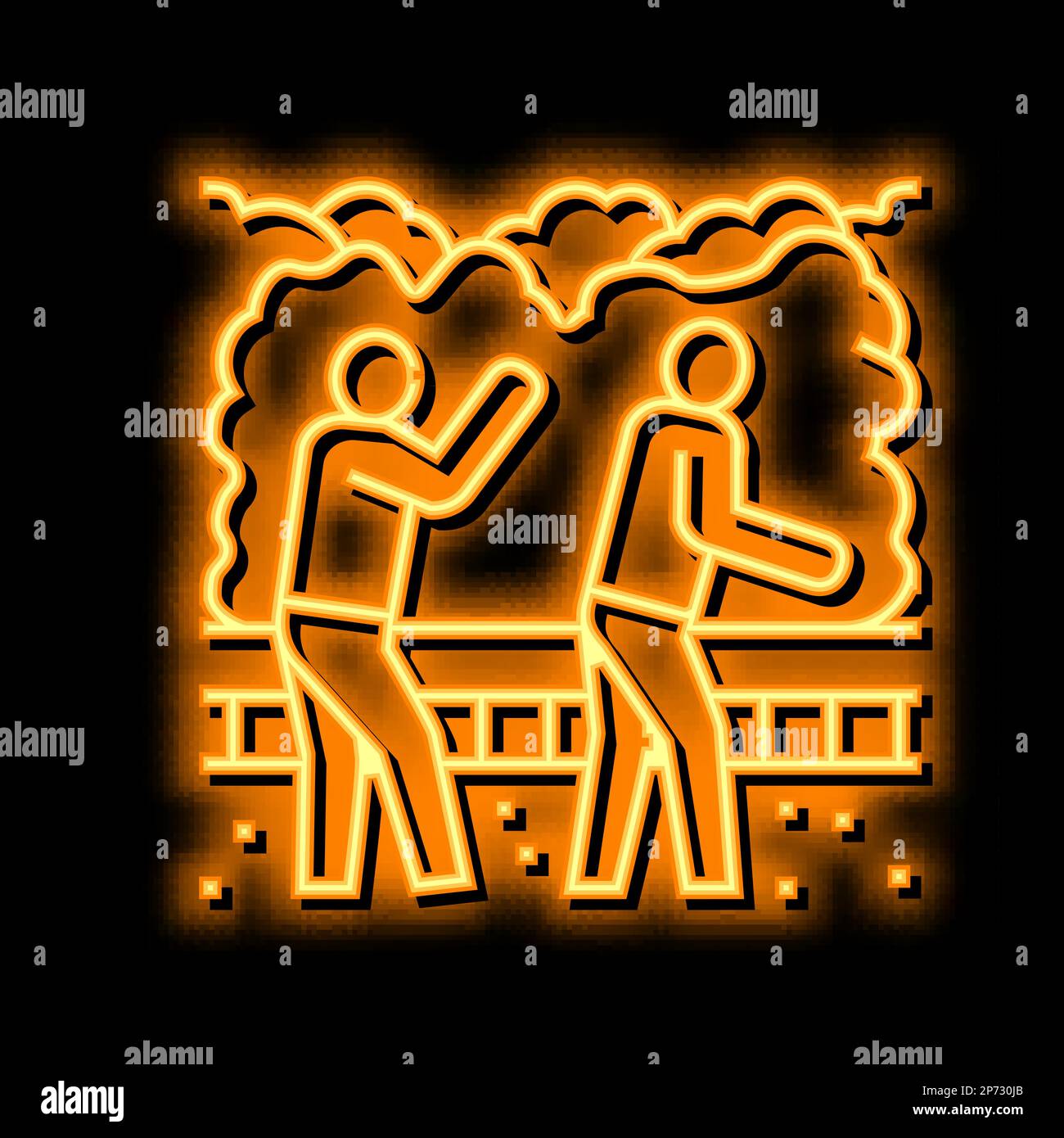 Neon walkway Stock Vector Images - Alamy