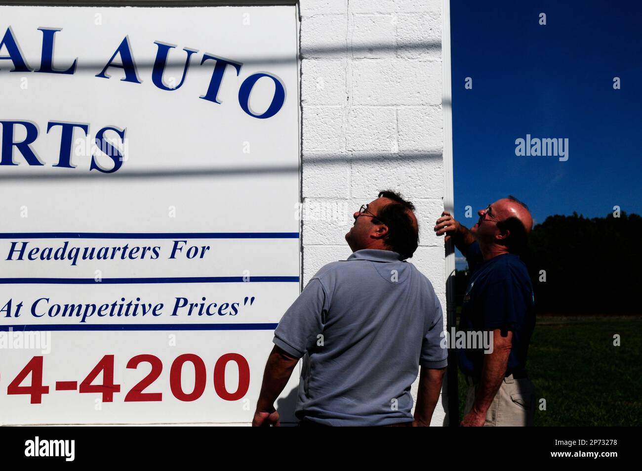 David Whitlock, right, owner of Mineral Auto Parts, and Doug Whitlock ...