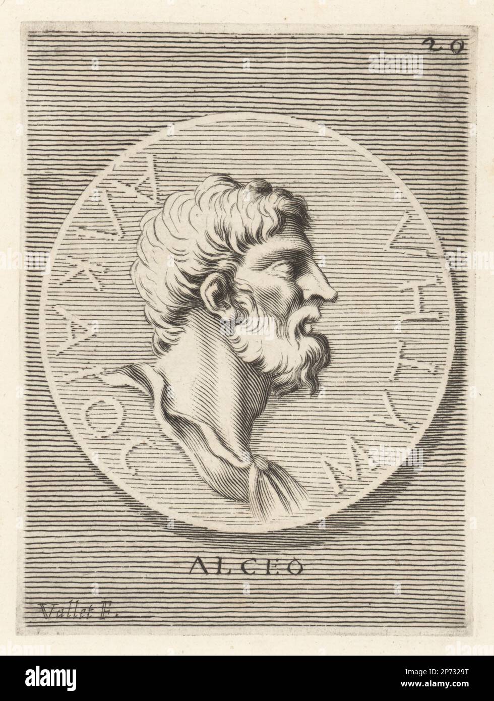 Alcaeus of Mytilene, lyric poet from the Greek island of Lesbos, c. 625 ...