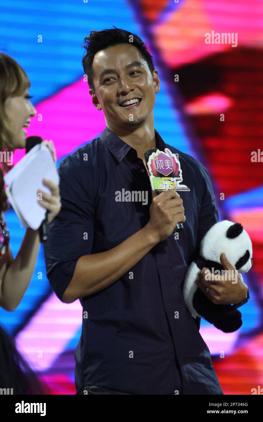 Hong Kong actor Daniel Wu attends a promotional event for new film ...
