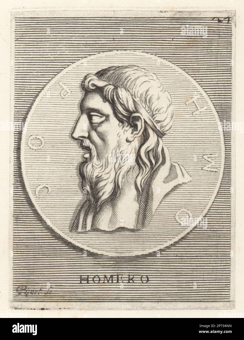 Homer, Greek poet credited as the author of the Iliad and the Odyssey ...