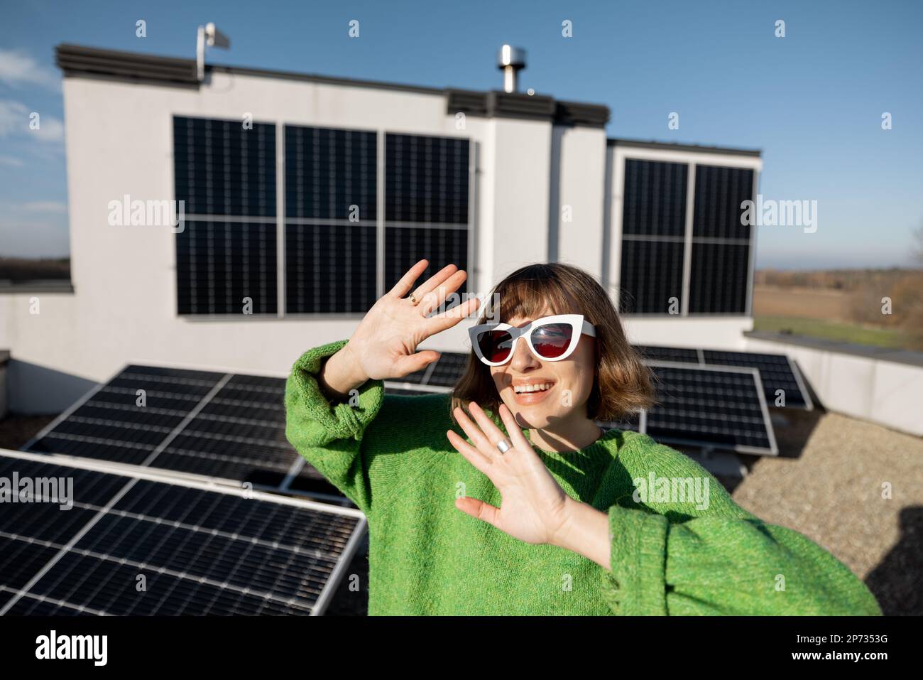 Happy girl plant in hi-res stock photography and images - Alamy