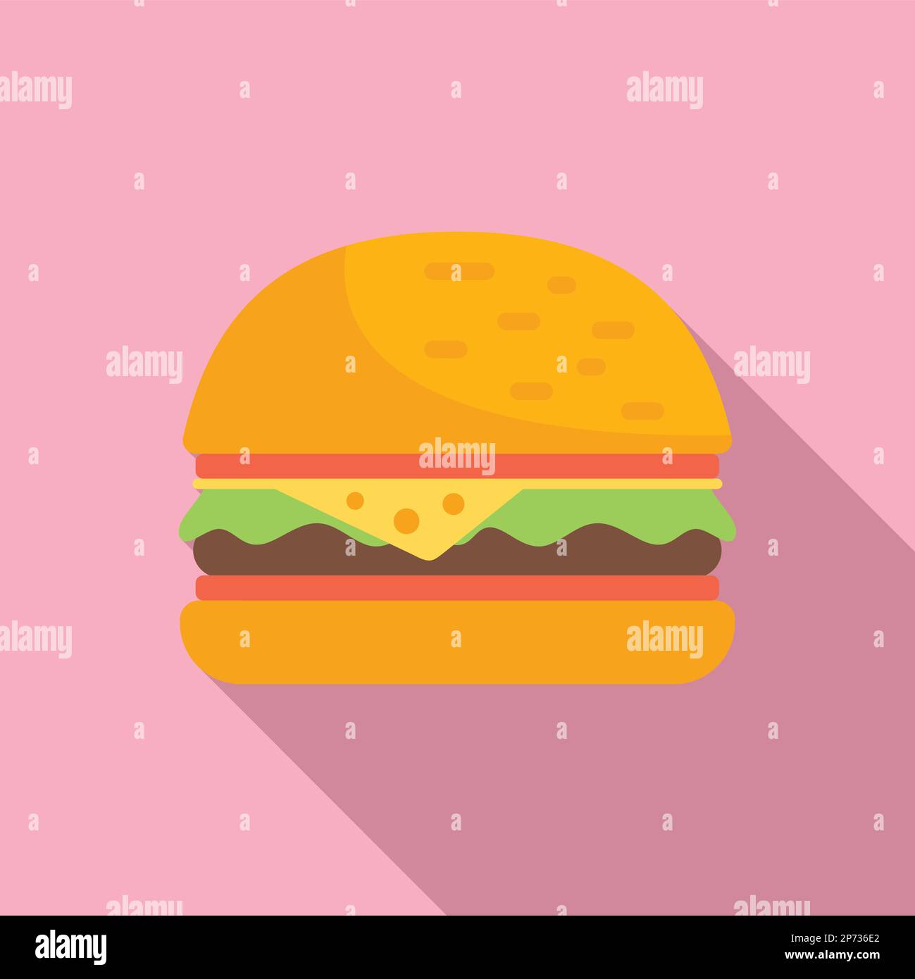 Disposable paper burger box Stock Vector Images - Alamy