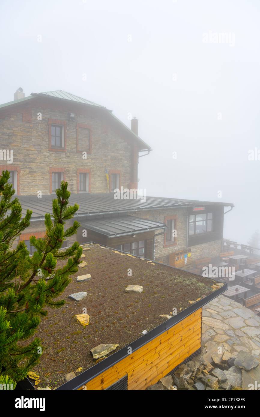 The mountain shelter of Jiri's House, Czech: Chata Jiriho, on Serak ...