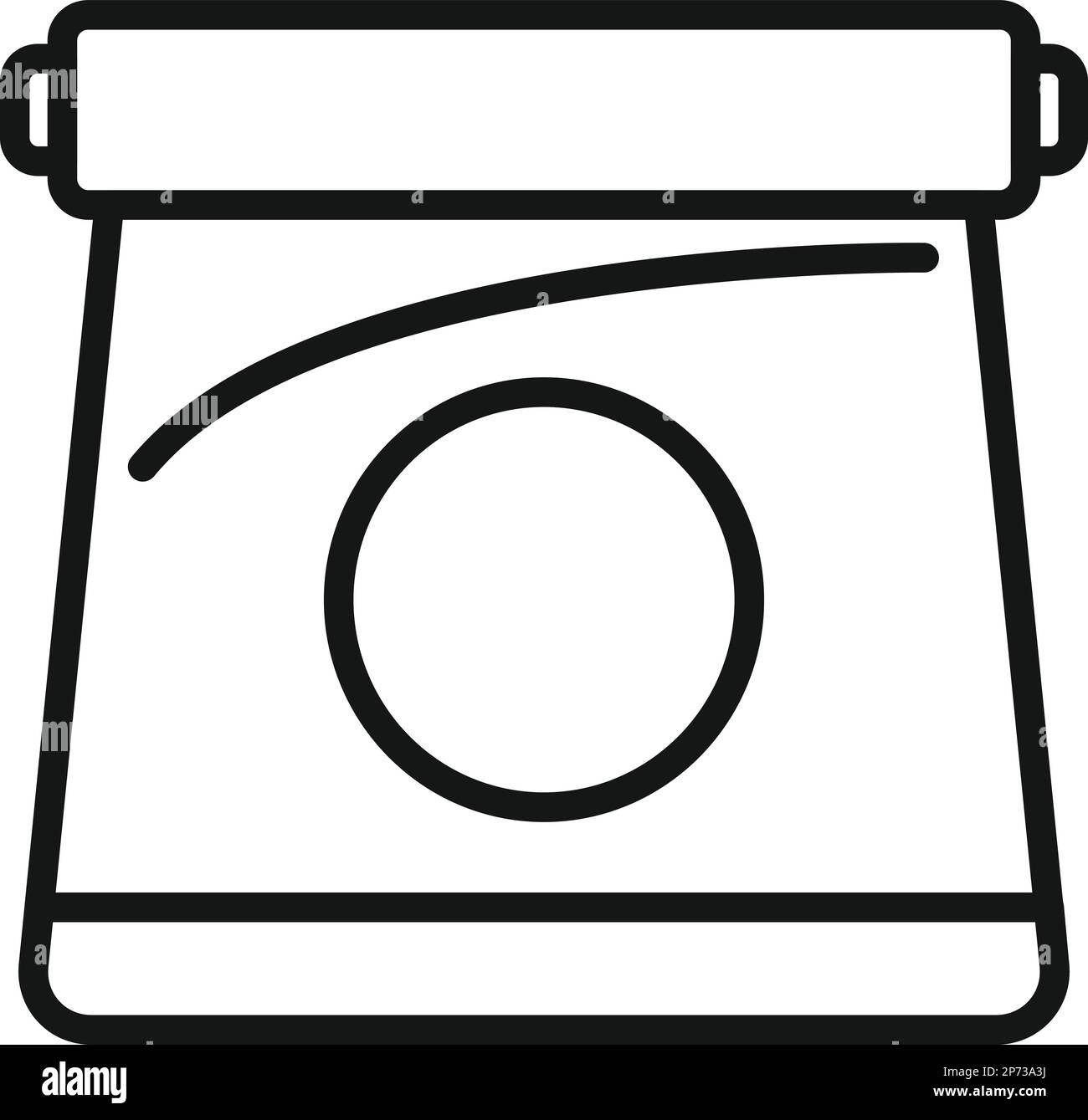 Pack lunch icon outline vector. Fast food. Cake delivery Stock Vector ...