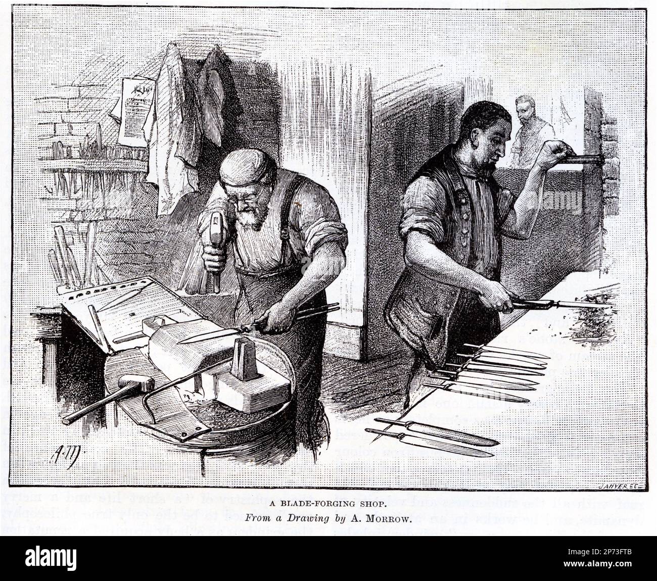 Blacksmith Shop Drawing