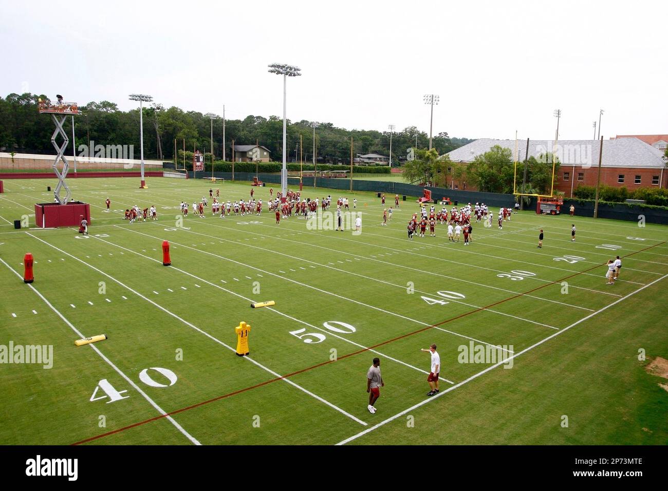 An overview of Florida State during football practice on August 8, 2011 ...