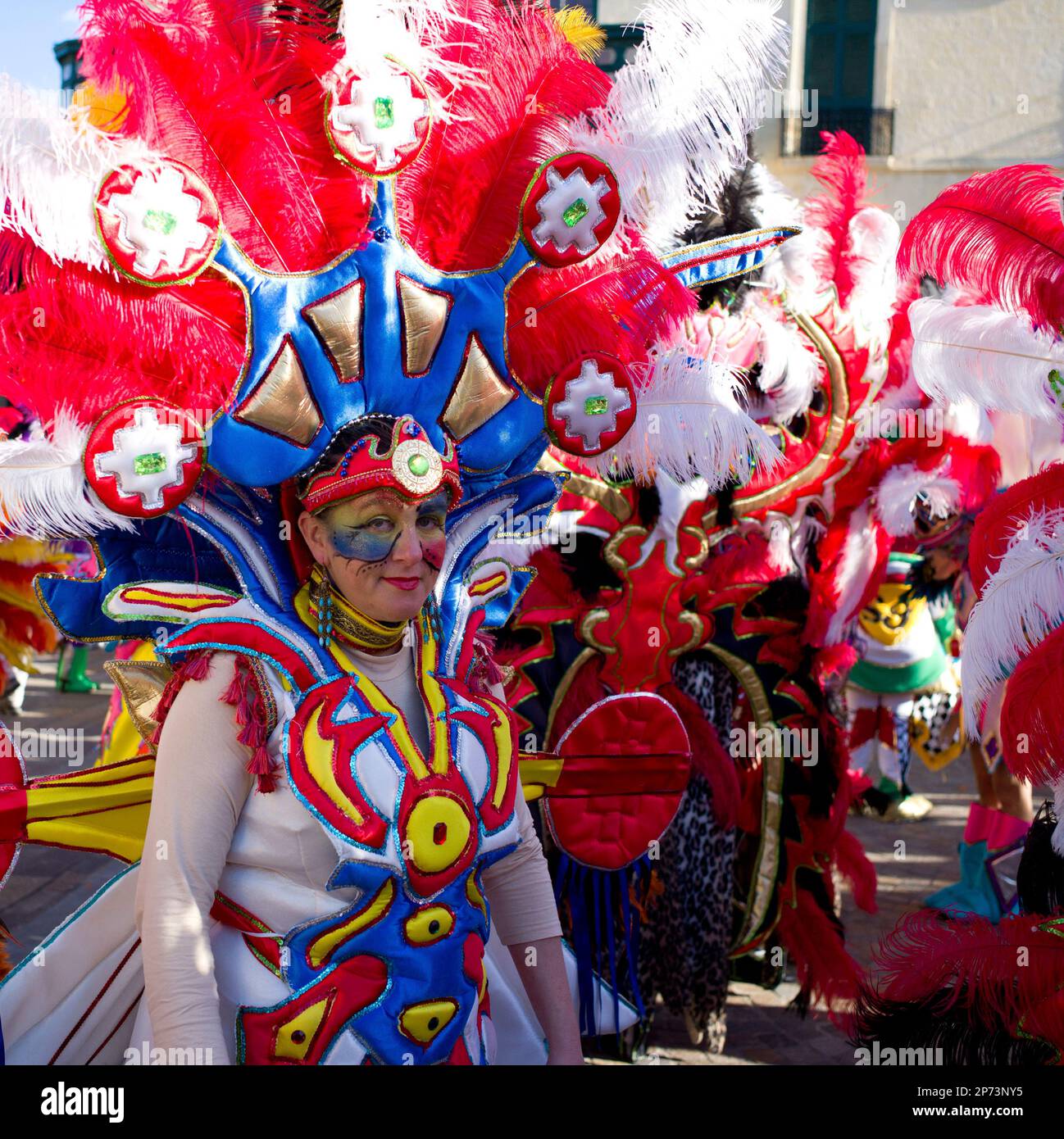 Spring carnival cosplay, Il-Karnival Ta’ Malta Valletta, Malta Stock ...