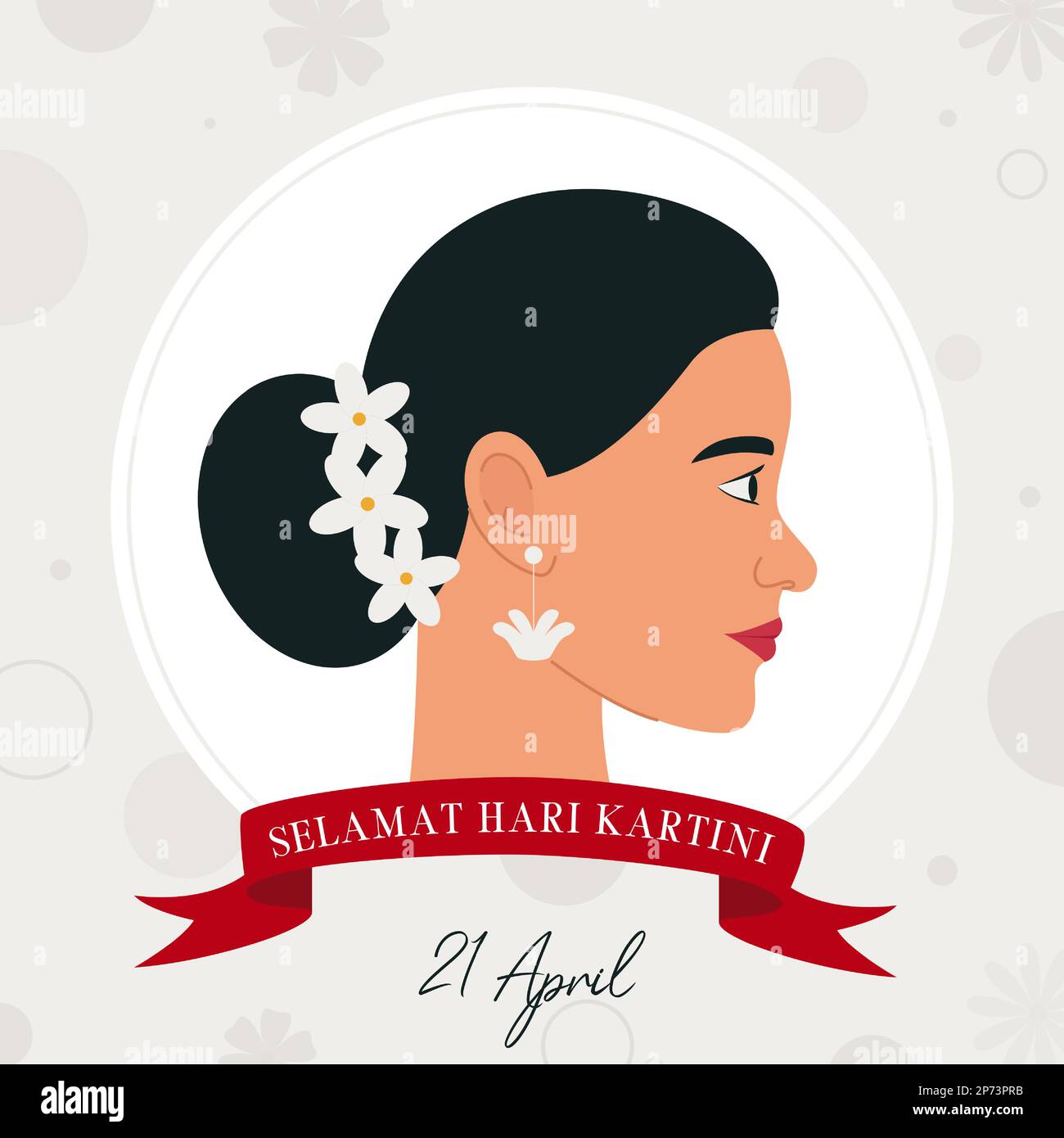 Selamat Hari Kartini Means Happy Kartini Day. Kartini is Woman hero ...