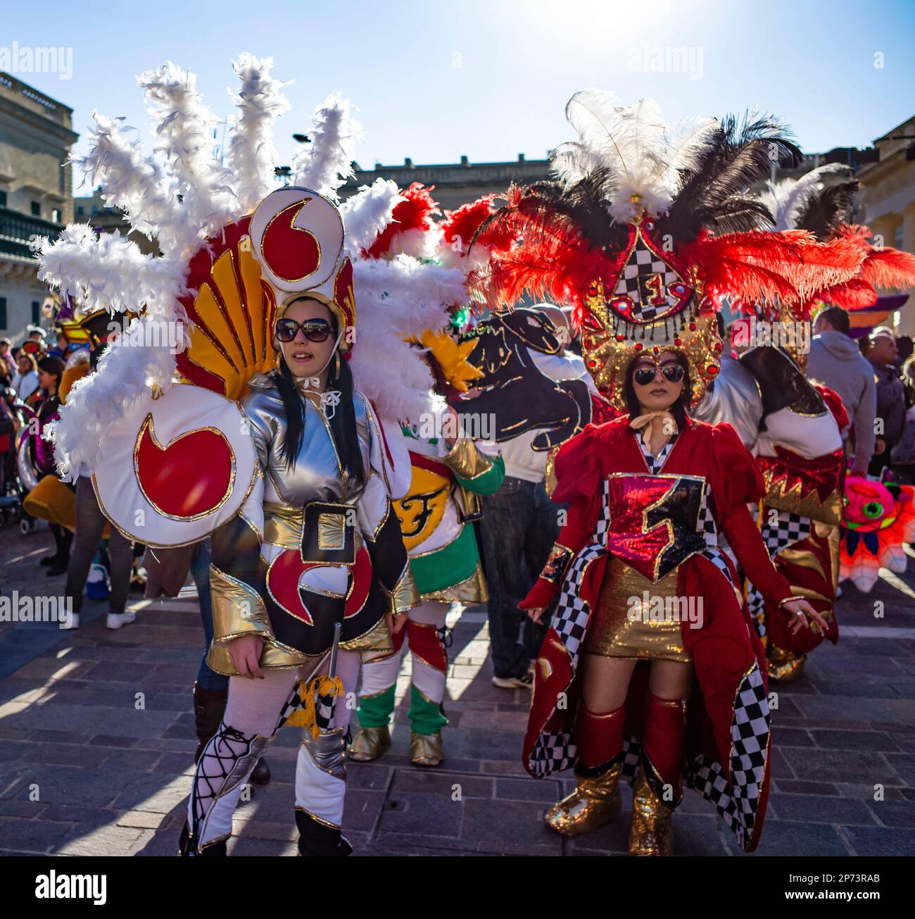 Spring carnival cosplay, Il-Karnival Ta’ Malta Valletta, Malta Stock ...