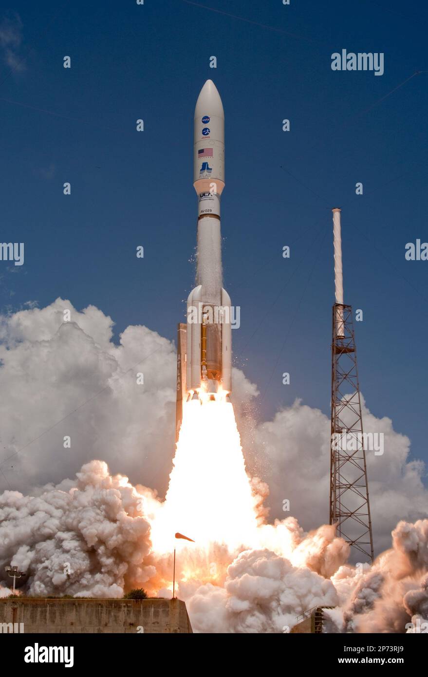 August 5, 2011:United Launch Alliance rocket, Atlas 5, launched NASA's solar-powered Juno space ...