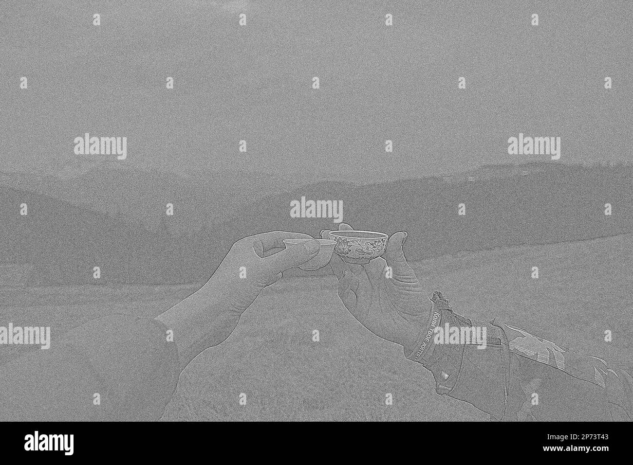 Drink artwork Black and White Stock Photos & Images - Alamy