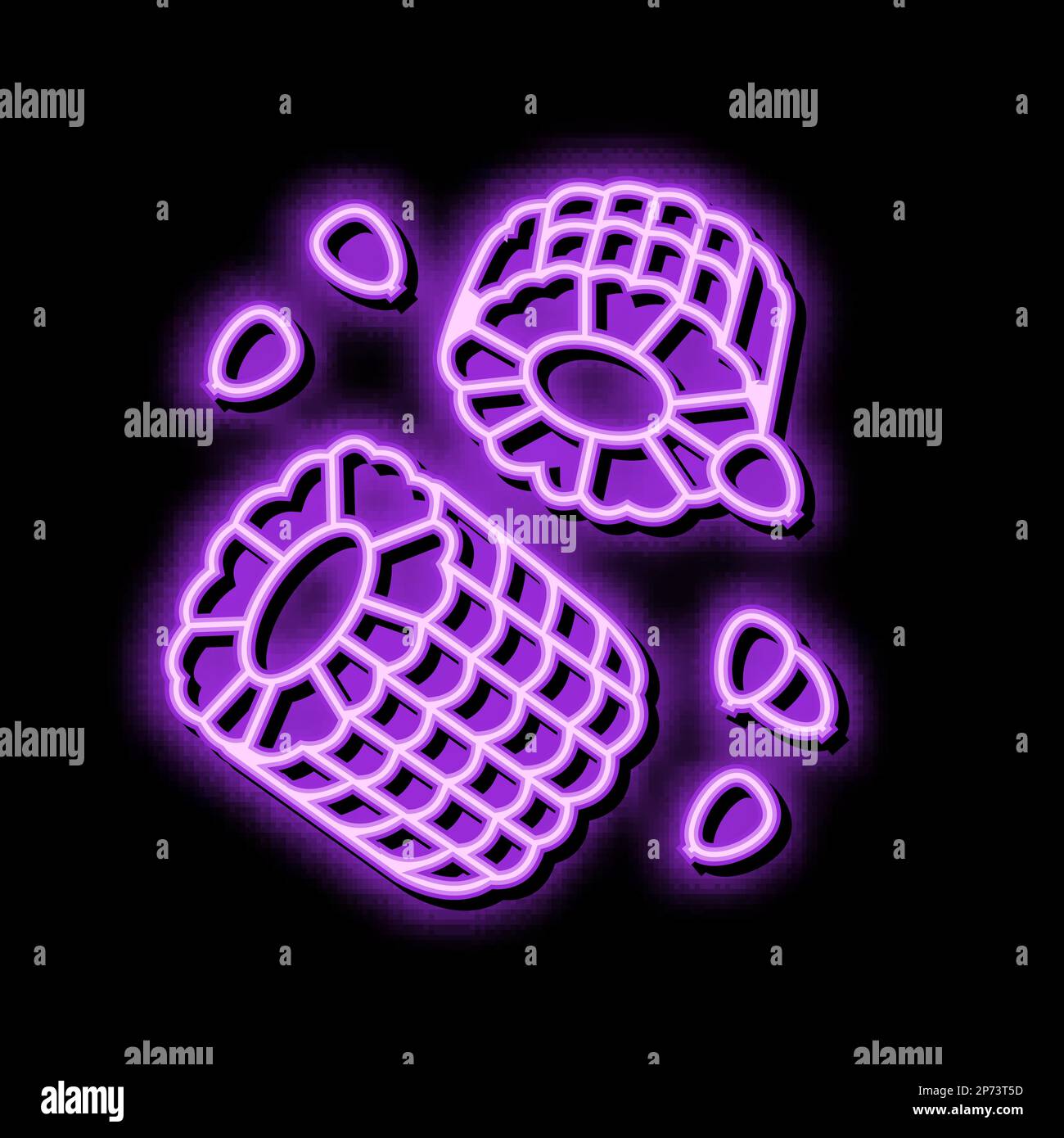 cob grain cut yellow color icon vector illustration Stock Vector Image ...