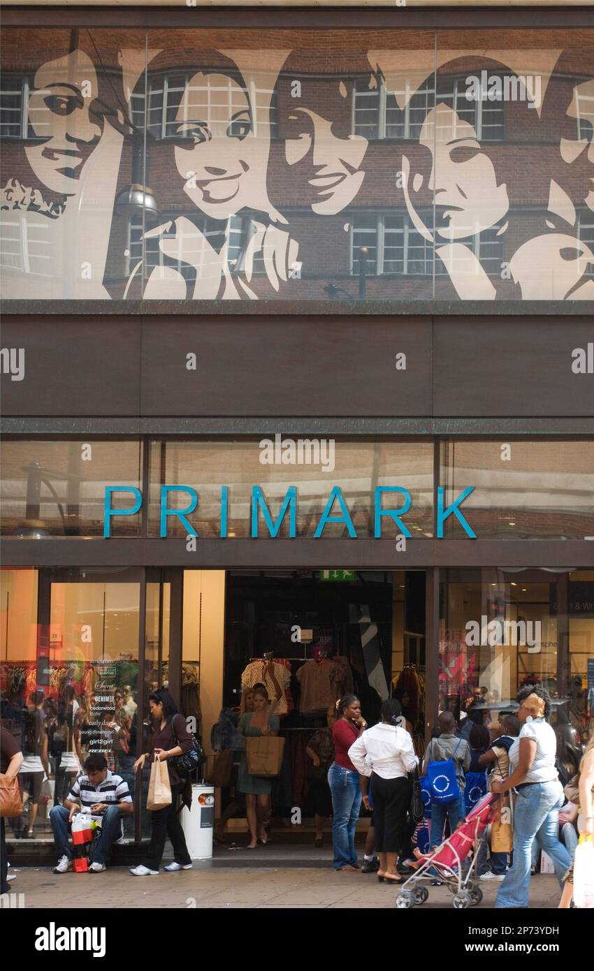 Exterior of the flagship Primark store on Oxford Street, am Associated ...
