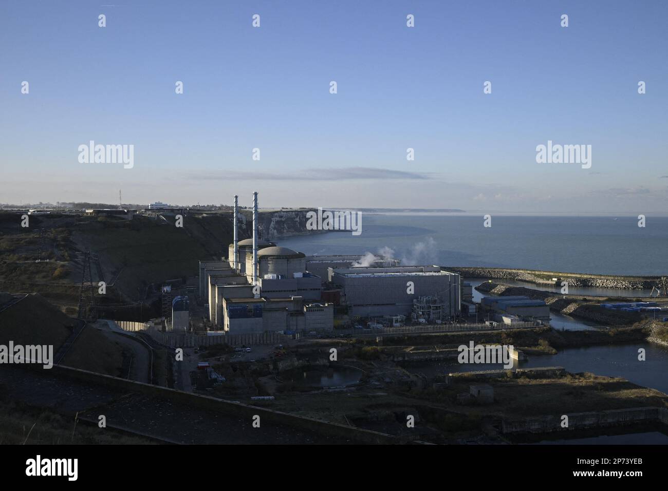File photo dated December 8, 2022 of Penly nuclear power station ...