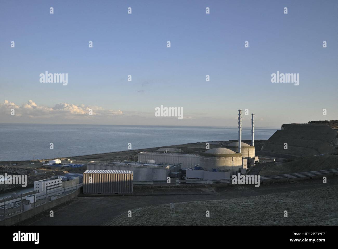 File photo dated December 8, 2022 of Penly nuclear power station ...