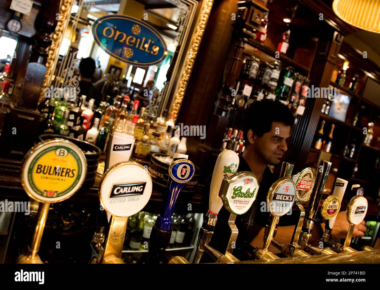 Illustrative image inside an O'Neills Pub which is a brand format of ...