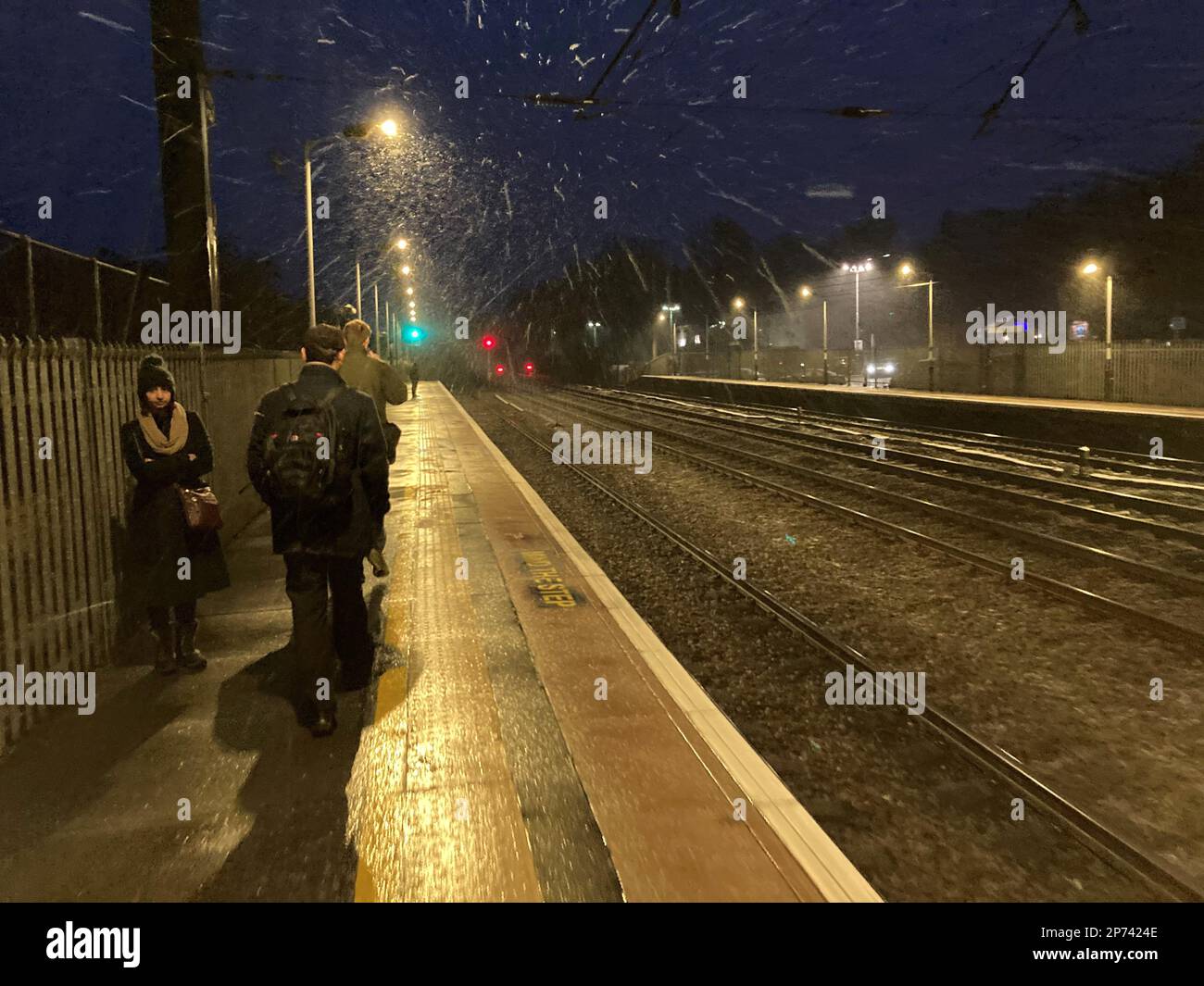 Hitchin in snow hi-res stock photography and images - Alamy