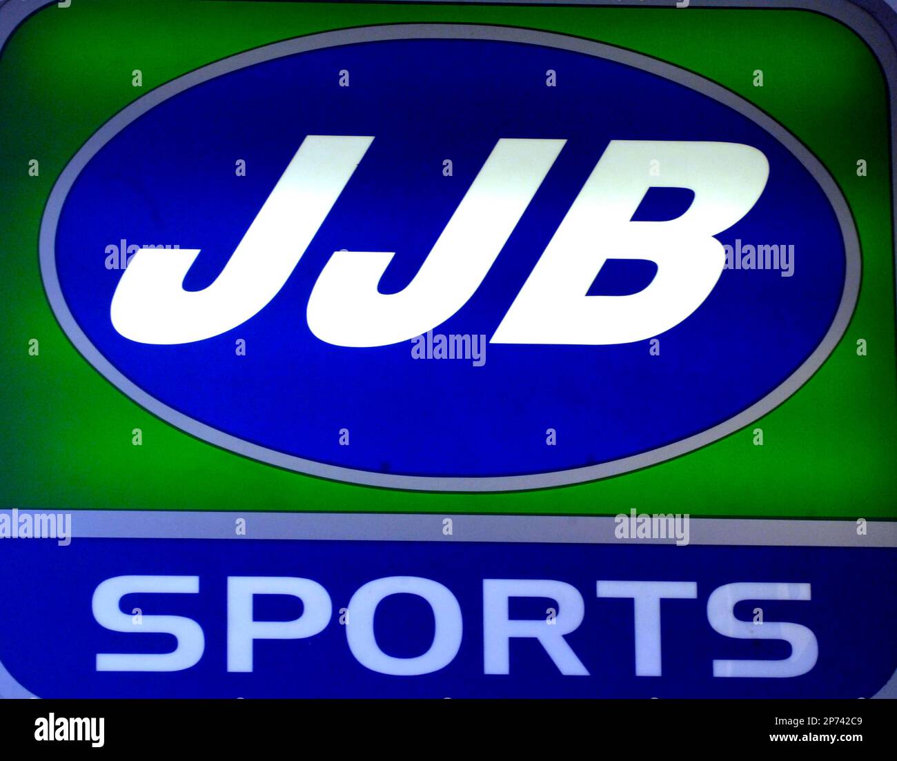 JJB sports store logo. (Newscast Limited via AP Images Stock Photo - Alamy