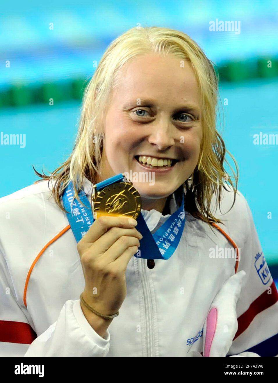 Jul 30, 2011; Shanghai, CHINA; Inge Dekker of the Netherlands ...