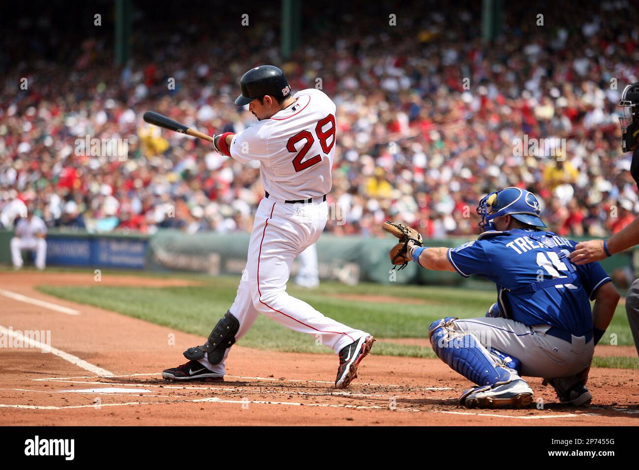 Boston Red Sox Adrian Gonzalez plays in a game a game against the ...