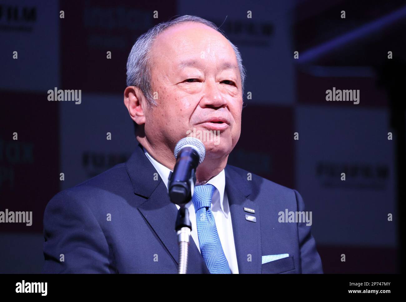 Tokyo, Japan. 8th Mar, 2023. Japanese camera maker Fujifilm president ...