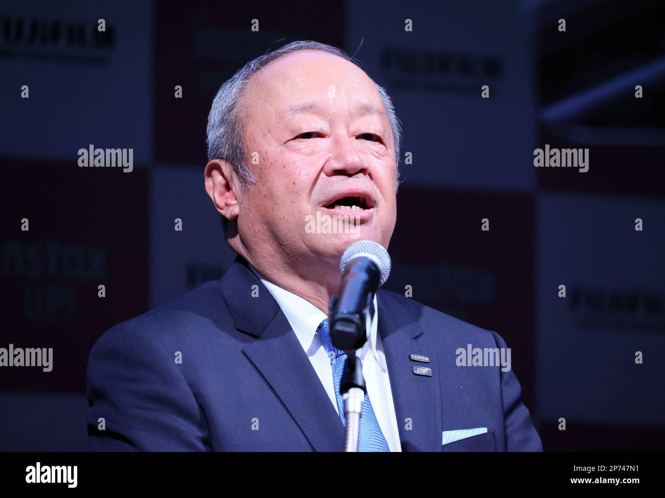 Tokyo, Japan. 8th Mar, 2023. Japanese camera maker Fujifilm president ...