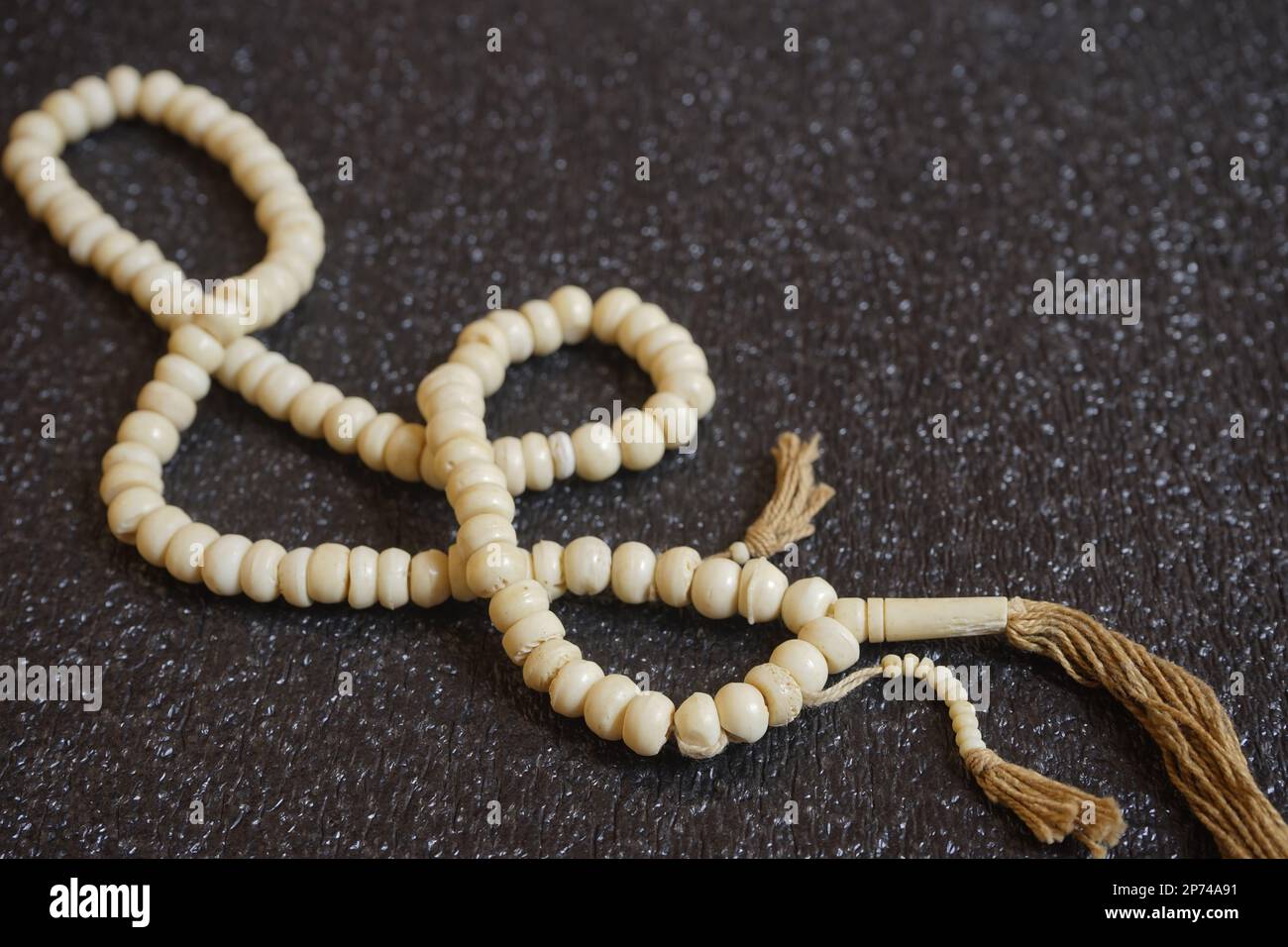 Ramadan and Islamic background concept of Muslim rosary beads for ...