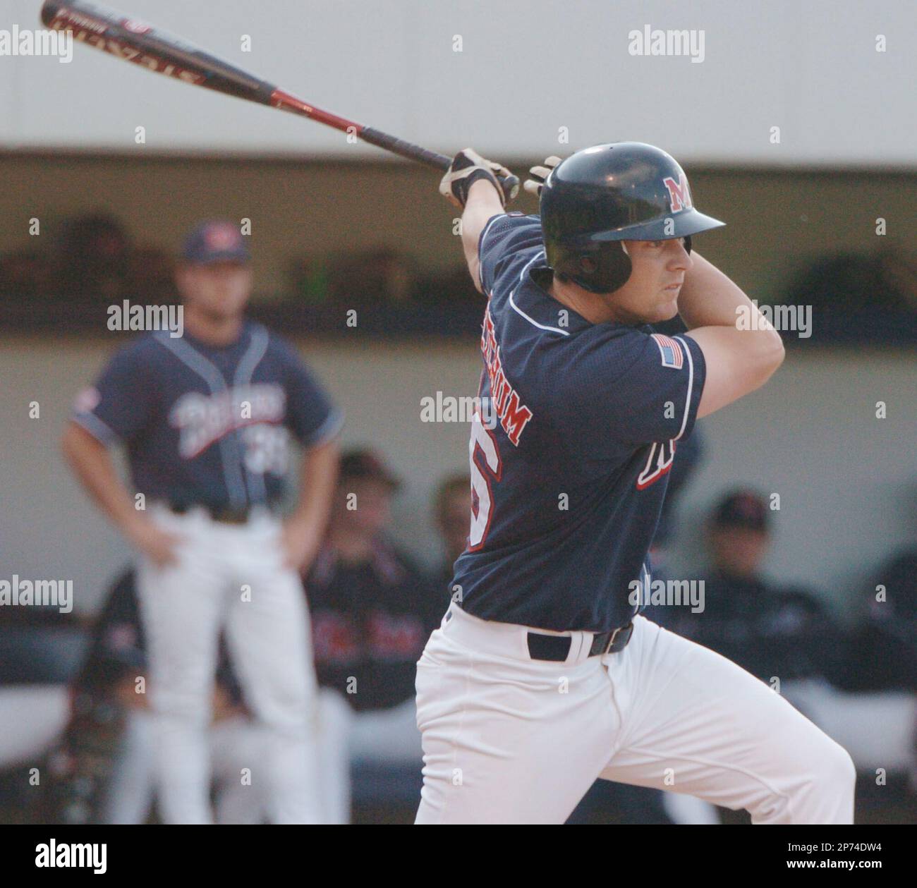 Mississippi's C.J. Ketchum gets a pinch hit two run single in the ...