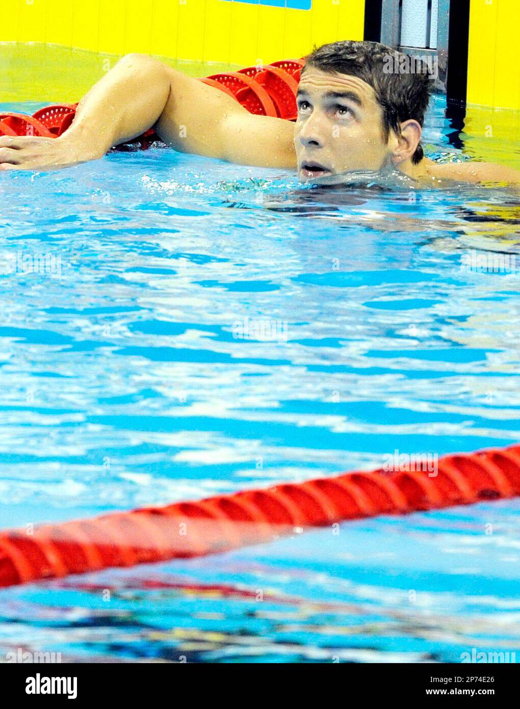 Jul 25, 2011; Shanghai, CHINA; Michael Phelps of the United States ...