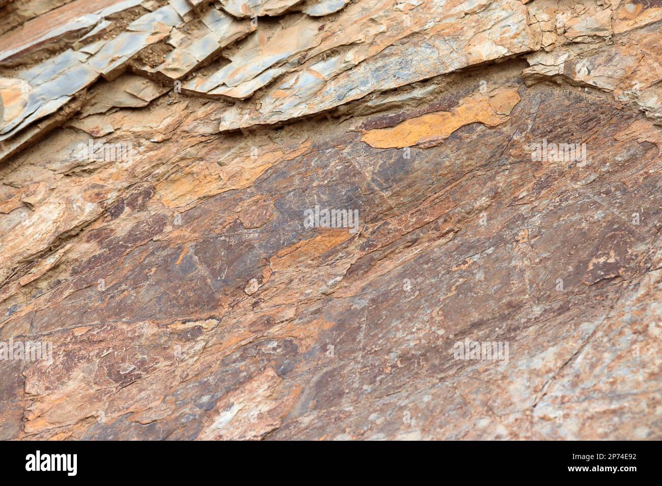Crumbled rock surface. Texture background Stock Photo - Alamy