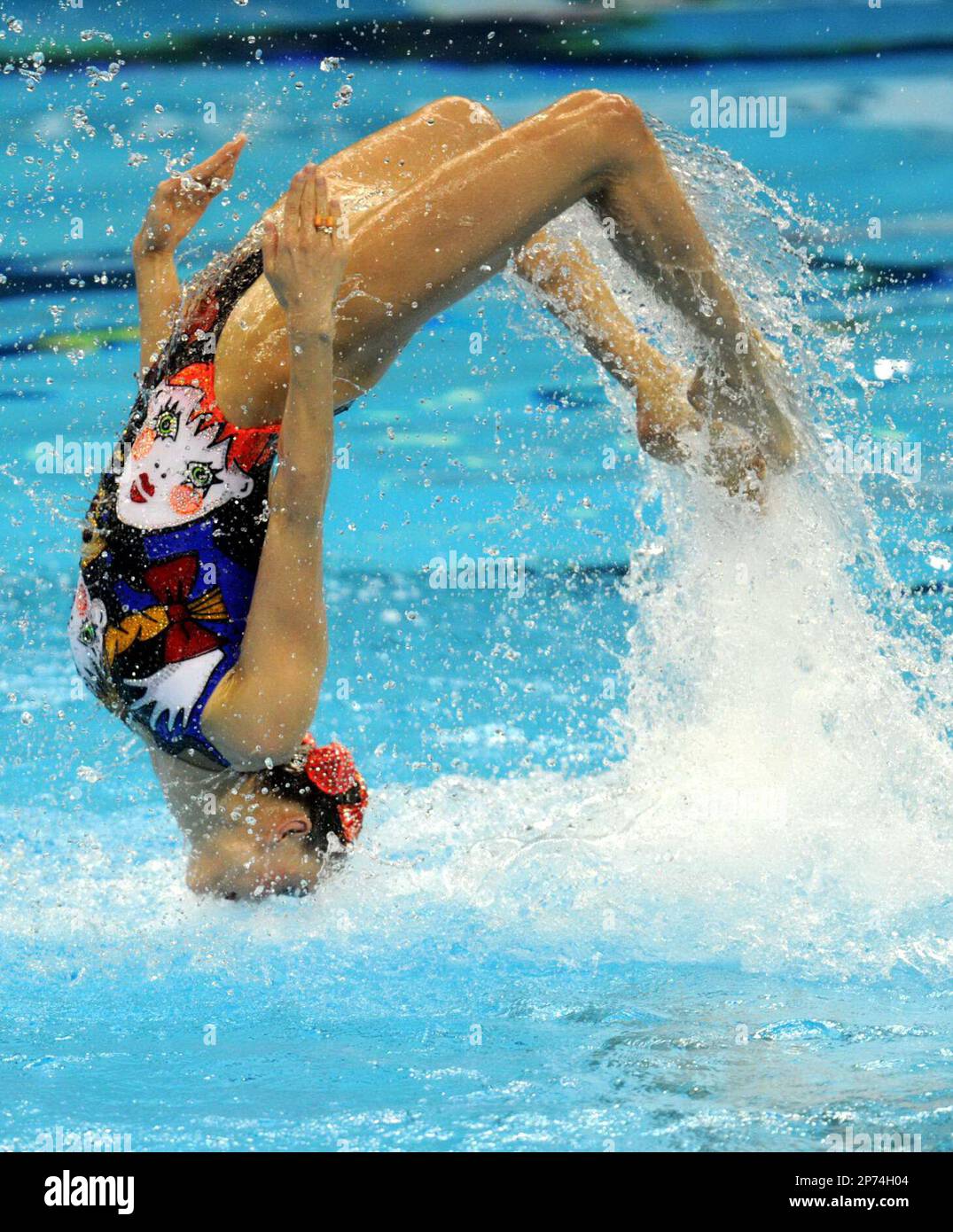 Jul 22, 2011; Shanghai, CHINA; Natalia Ishchenko and Svetlana Romashina ...