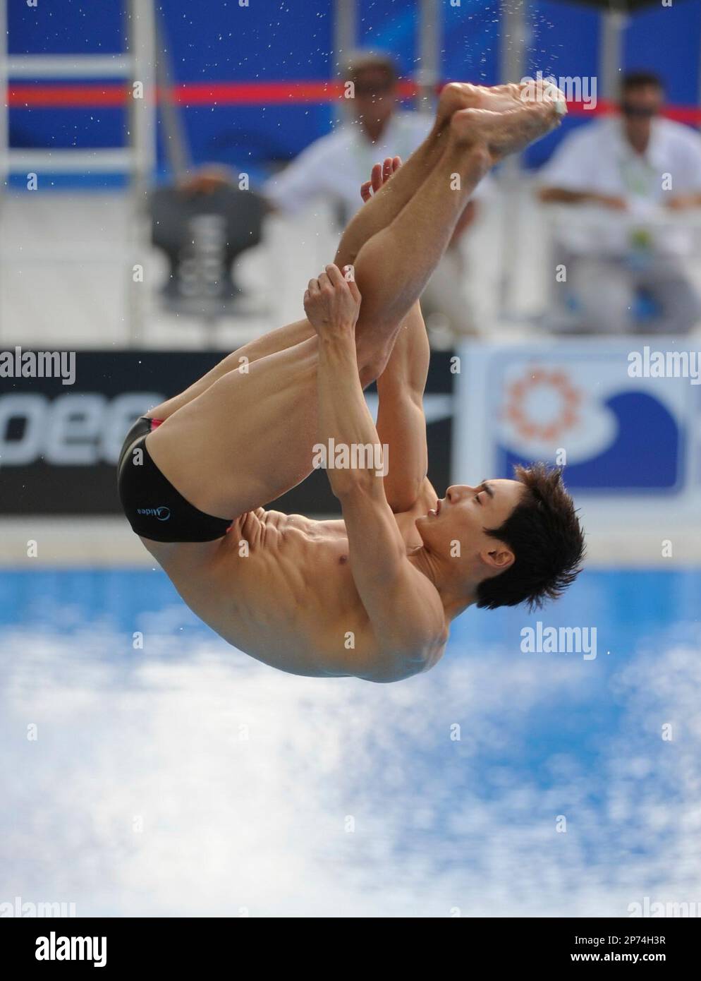 Jul 22, 2011; Shangahi, CHINA; Qin Kai of China competes in the Men's ...