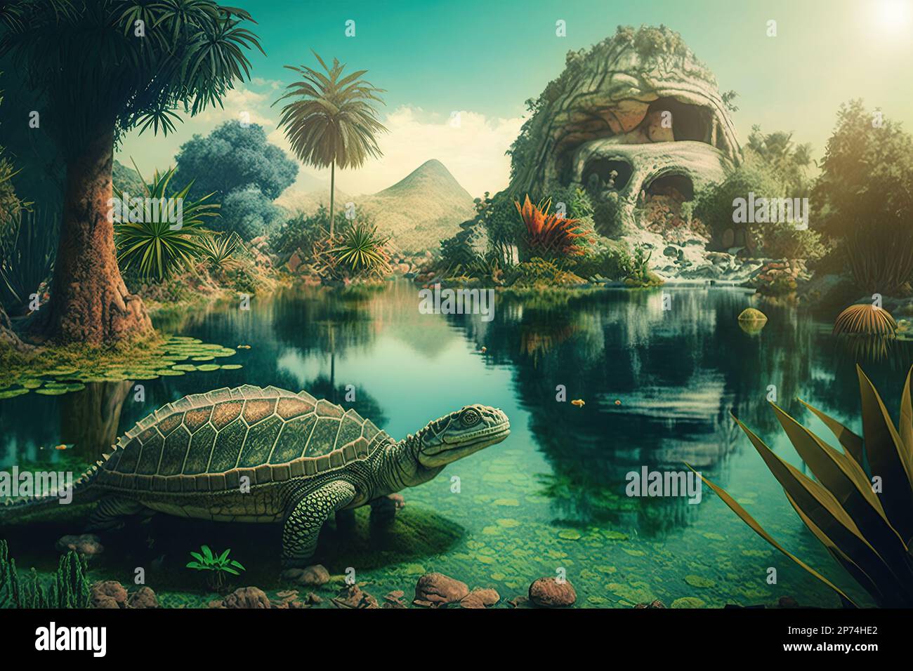 Prehistoric habitats hi-res stock photography and images - Alamy
