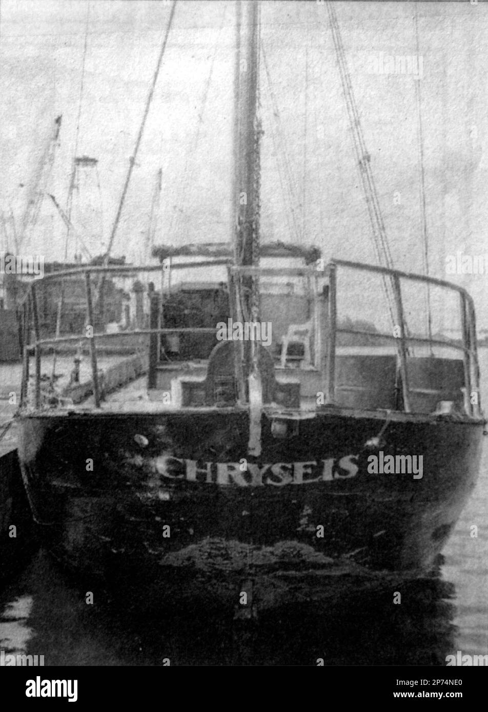 The Chryseis is seen in a February 1998 photo. The Chryseis underwent ...