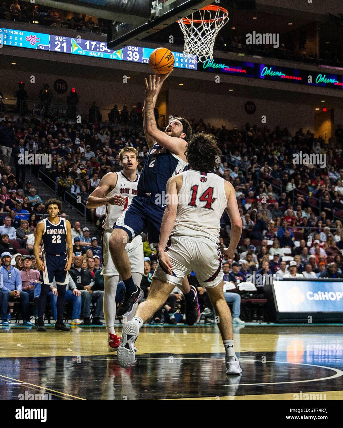 March 07 2023 Las Vegas, NV, U.S.A. Gonzaga forward Drew Timme (2 ...