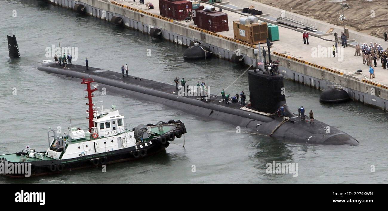 In this photo taken Saturday, July 9, 2011, U.S. nuclear-powered ...