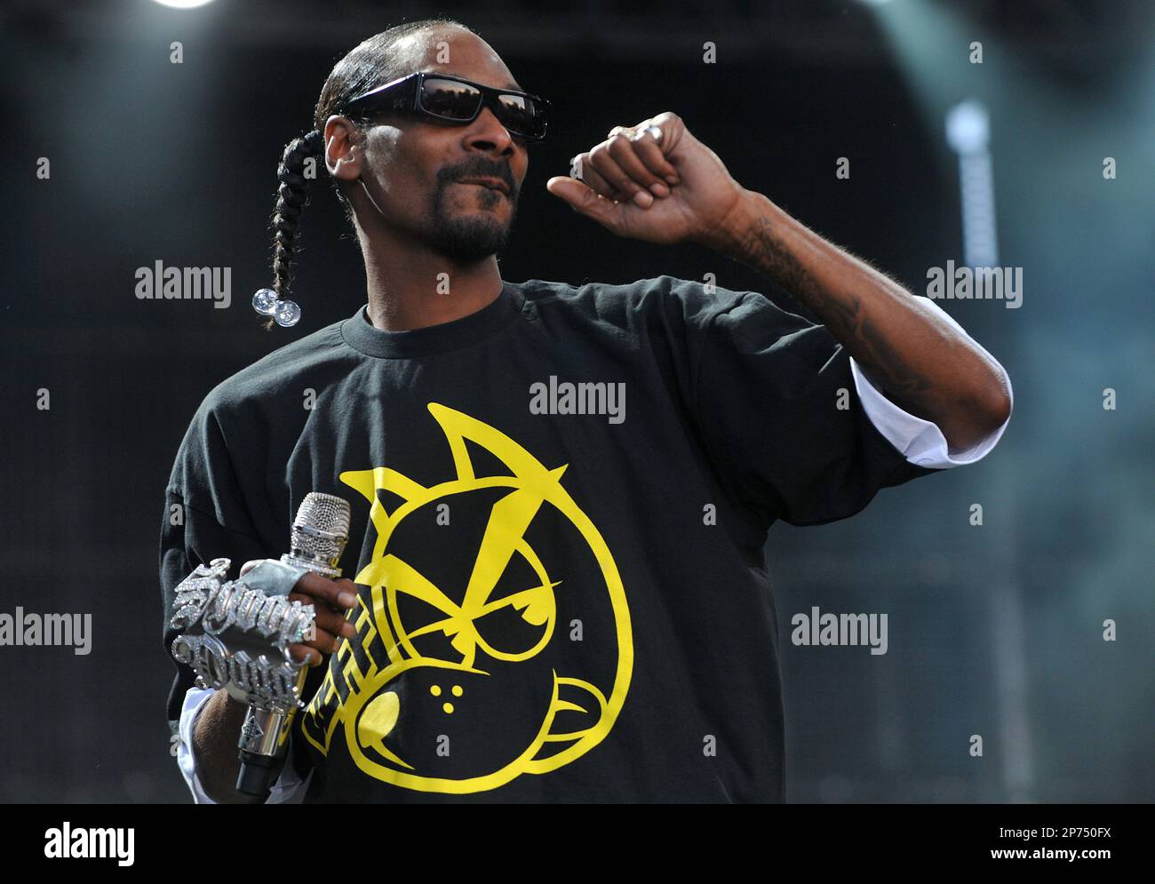 In this picture made available on Friday, July 8, 2011, US hip-hop ...