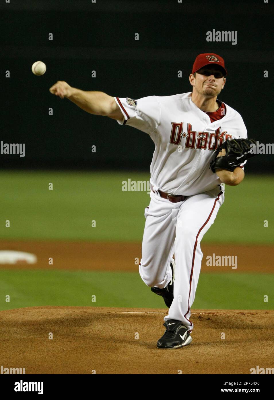 Arizona Diamondbacks starting pitcher Daniel Hudson against the ...