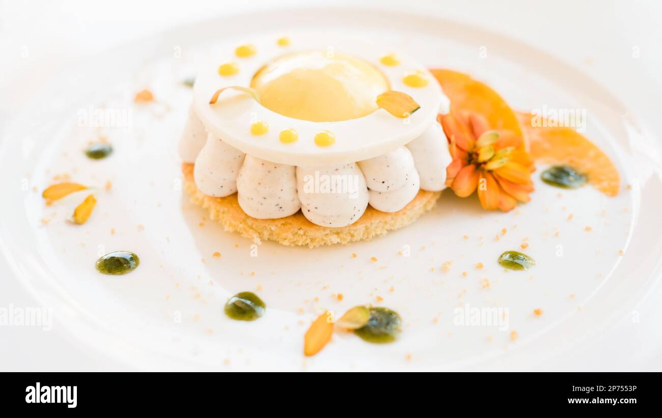 soft and delicious cheesecake on white background Stock Photo - Alamy