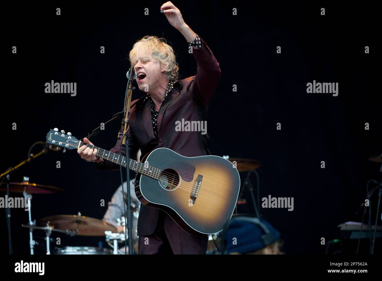 British singer Bob Geldof performs at the Fantasia scene at the Peace ...
