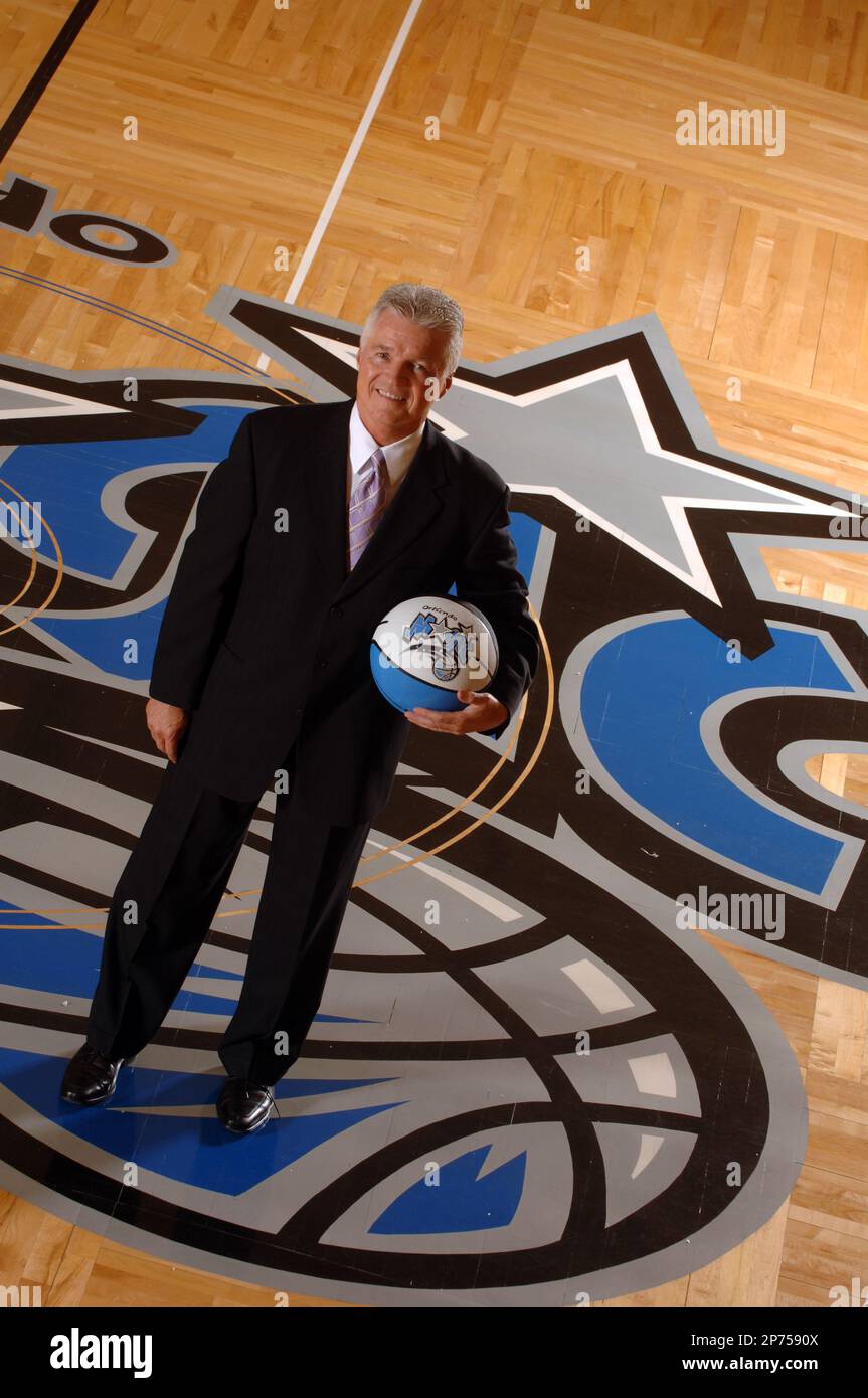 Orlando Magic head basketball coach Brian Hill at the RDV Sportsplex in ...