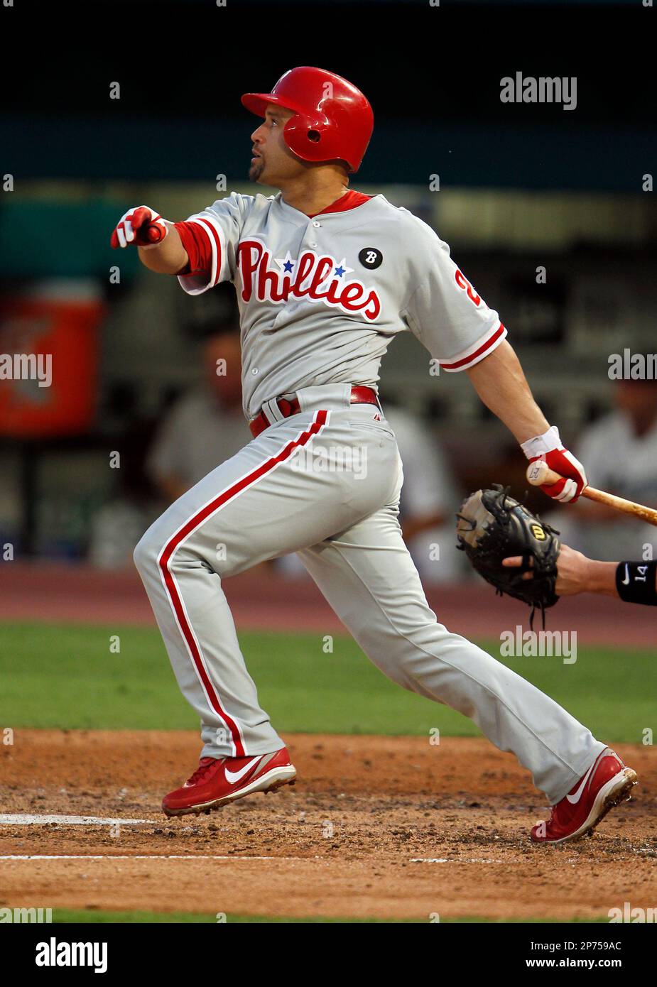 Philadelphia Phillies Placido Polanco in a game against the Florida ...