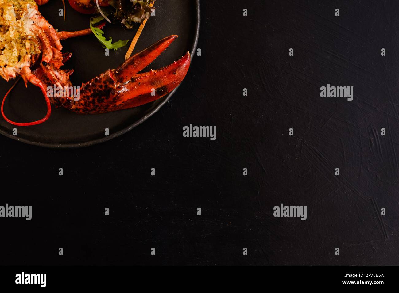 seafood meal luxury lobster delicacy Stock Photo - Alamy