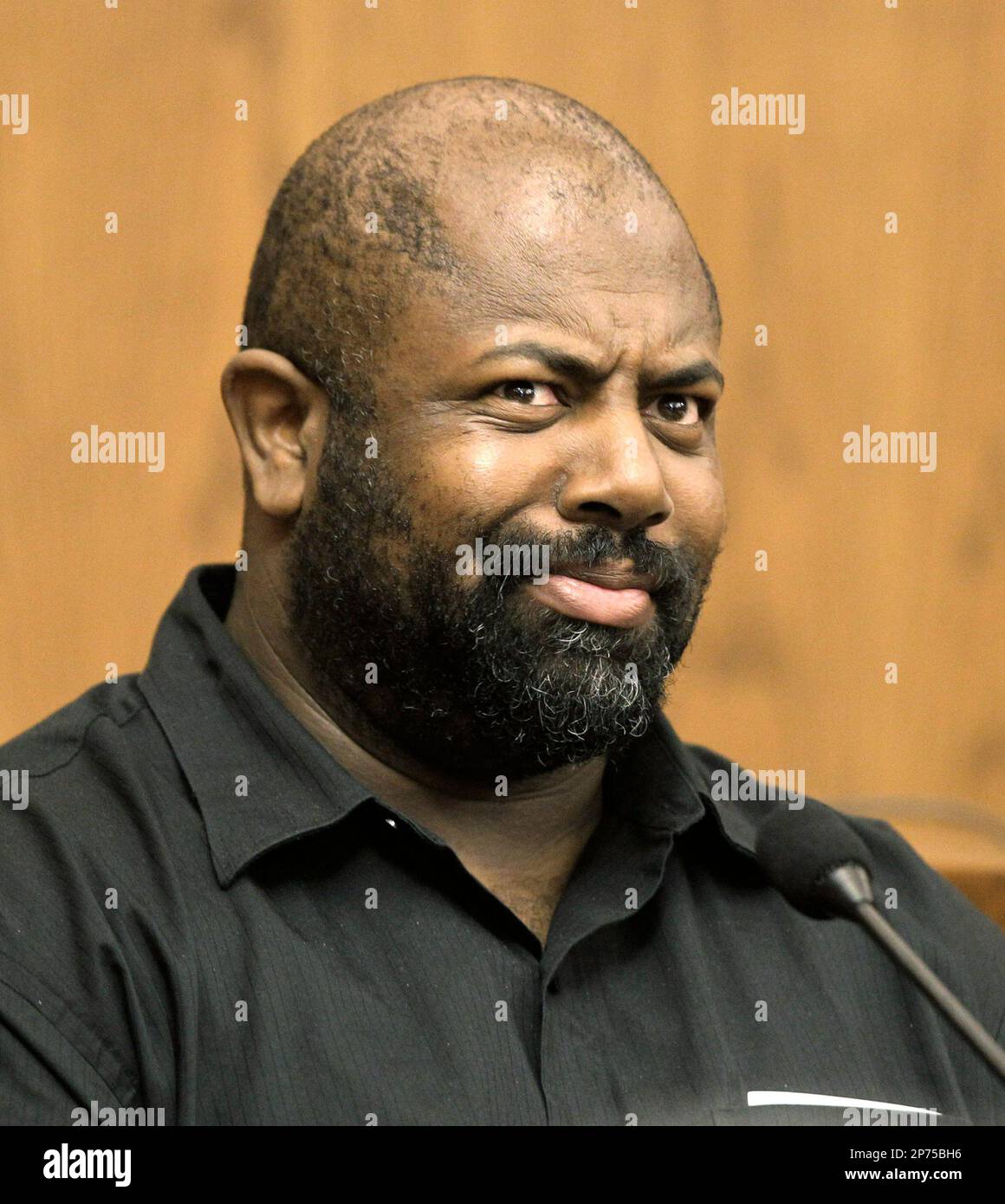 Brandon Pompey, a former tenant, testifies during the Anthony Sowell ...