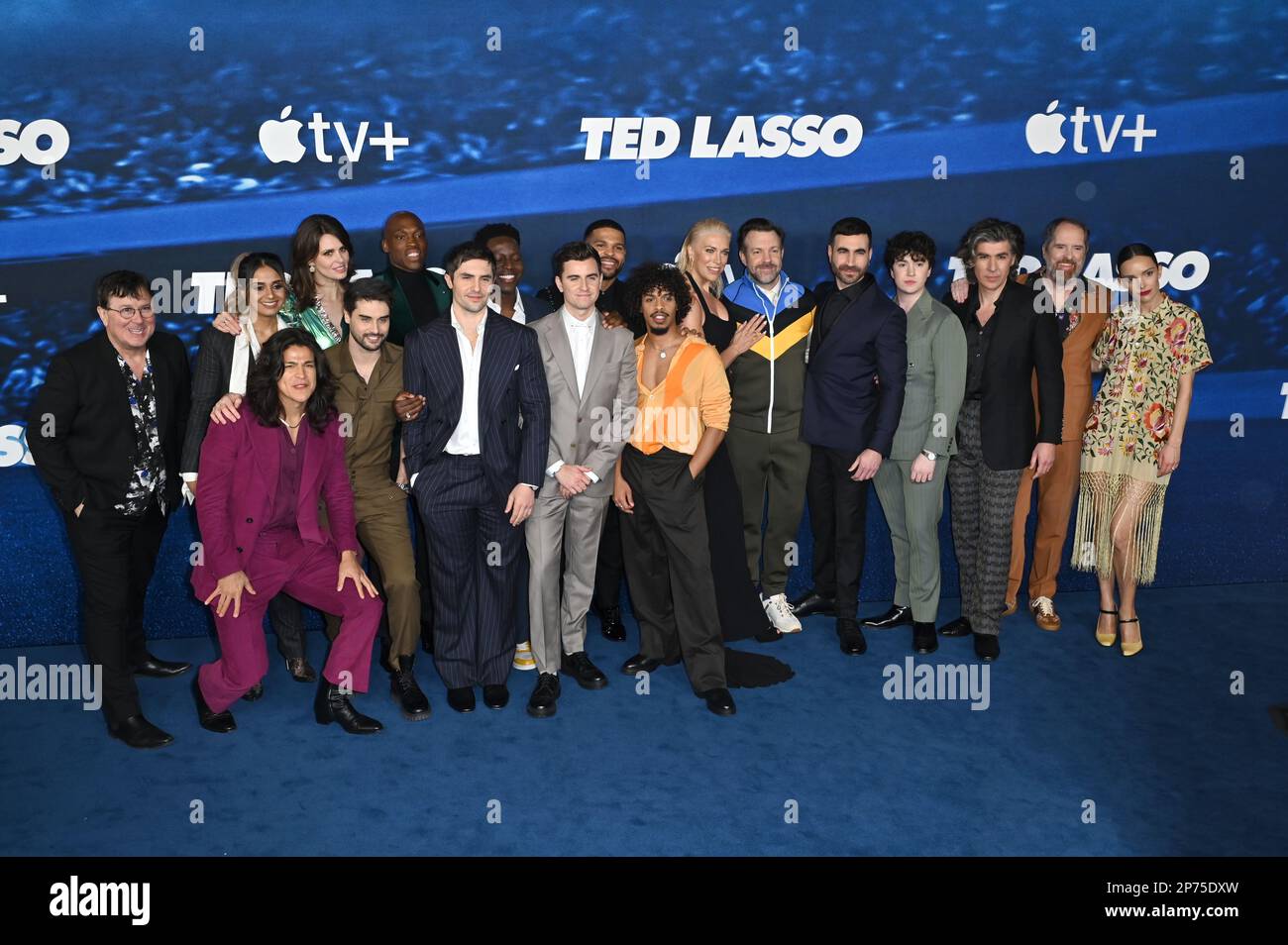 Los Angeles, USA. 07th Mar, 2023. Jason Sudeikis & Ted Lasso cast at ...