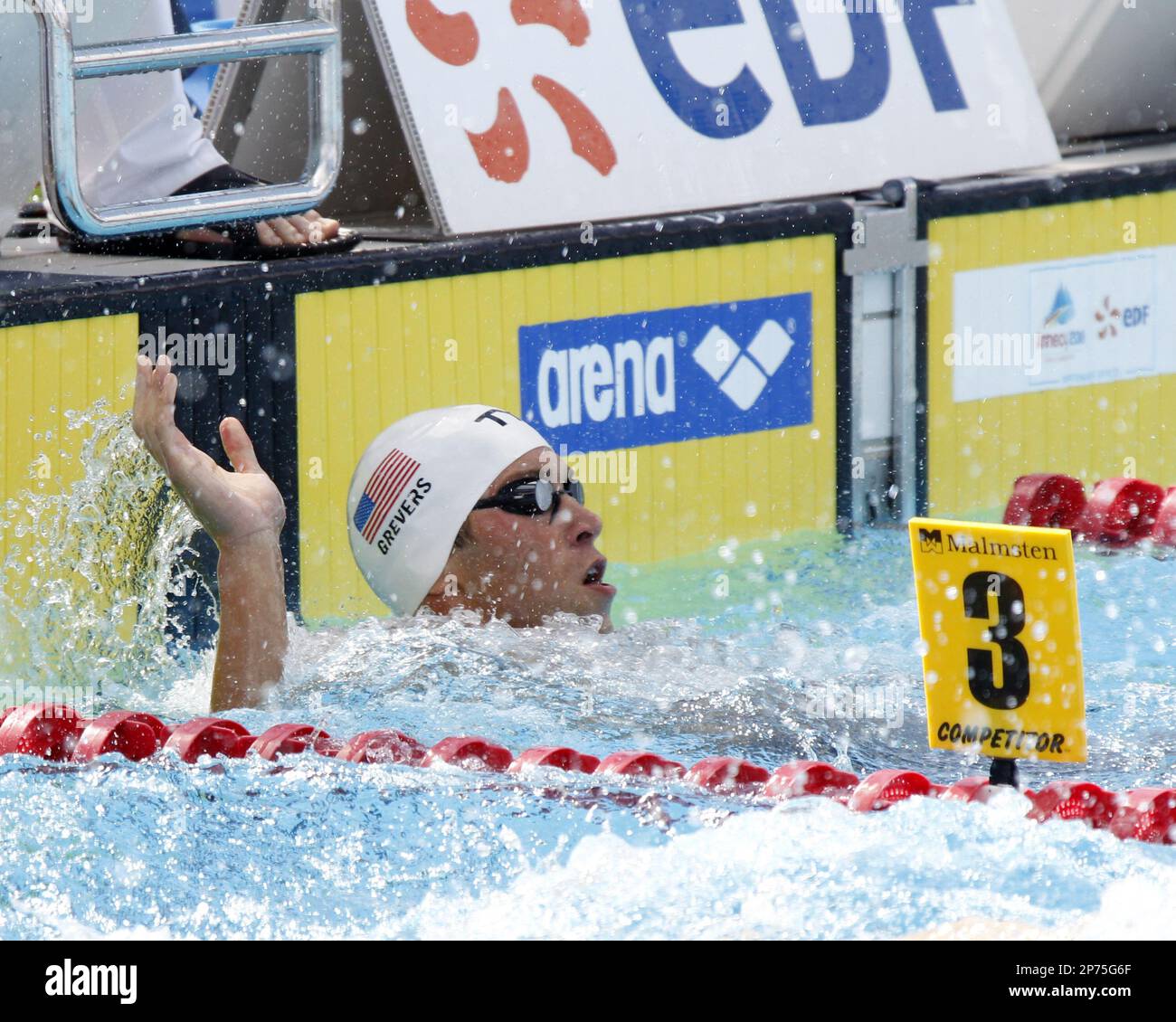 Matthew Grevers, of the USA, wins the mens 100 meter Backstroke final ...