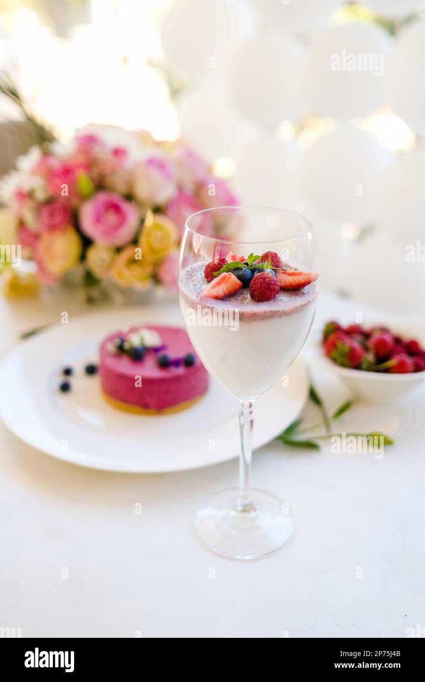 morning alcoholic cocktail party birthday Stock Photo - Alamy