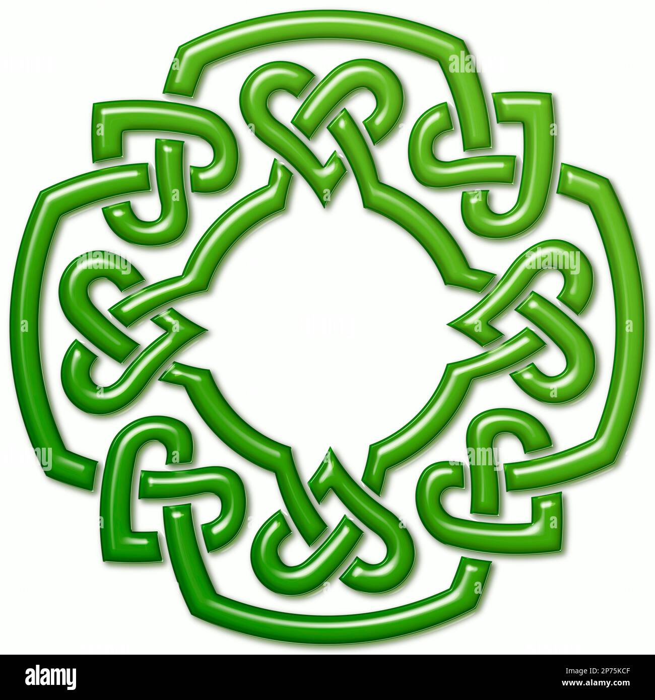 Symbol made with Celtic knots to use in designs for St. Patrick's Day ...